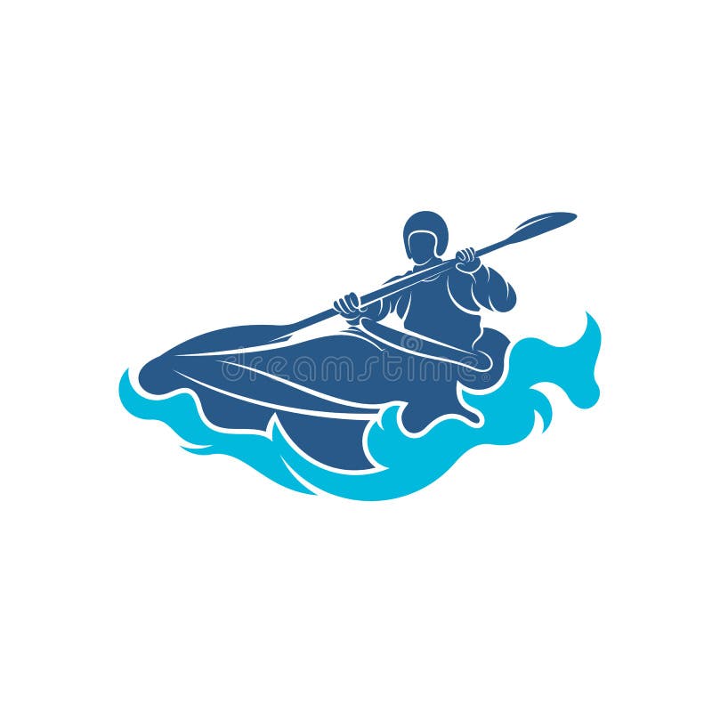 Rafting Design Vector Illustration, Creative Rafting Logo Design ...