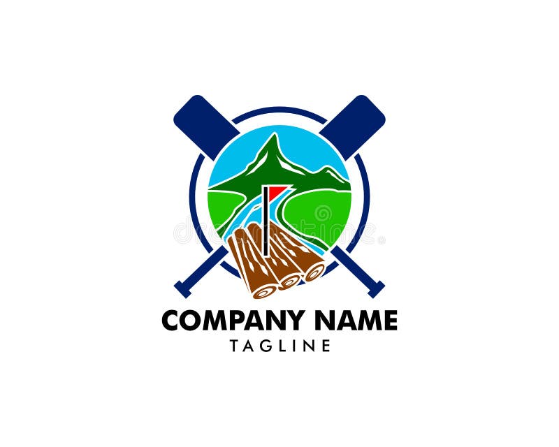 Rafting Logo Design Vector Template Stock Vector - Illustration of logo ...