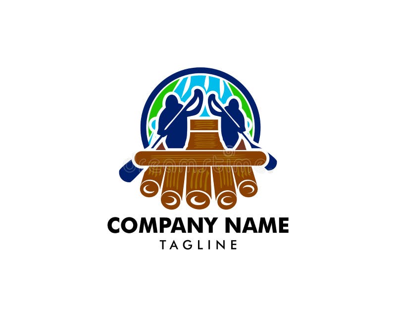 Rafting Logo Design Vector Template Stock Vector - Illustration of logo ...