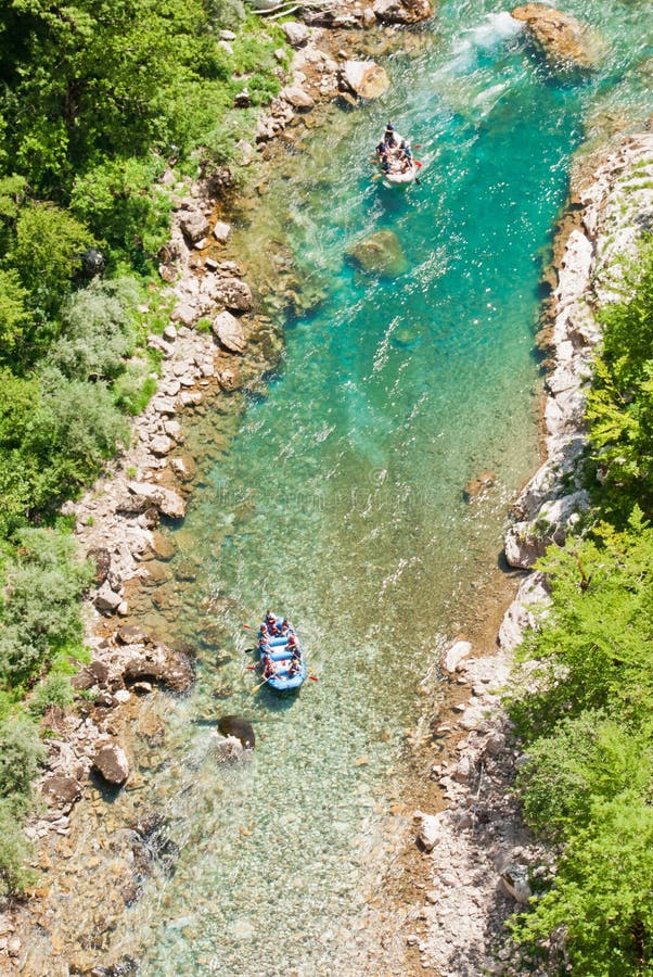 Rafting in Montenegro on the Tara River with a View of the ...