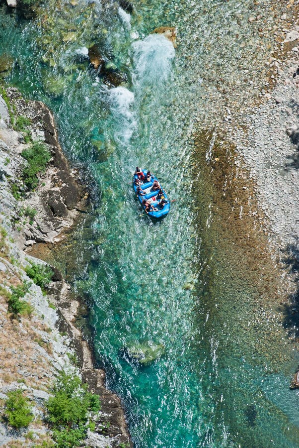 Rafting in Montenegro on the Tara River with a View of the ...