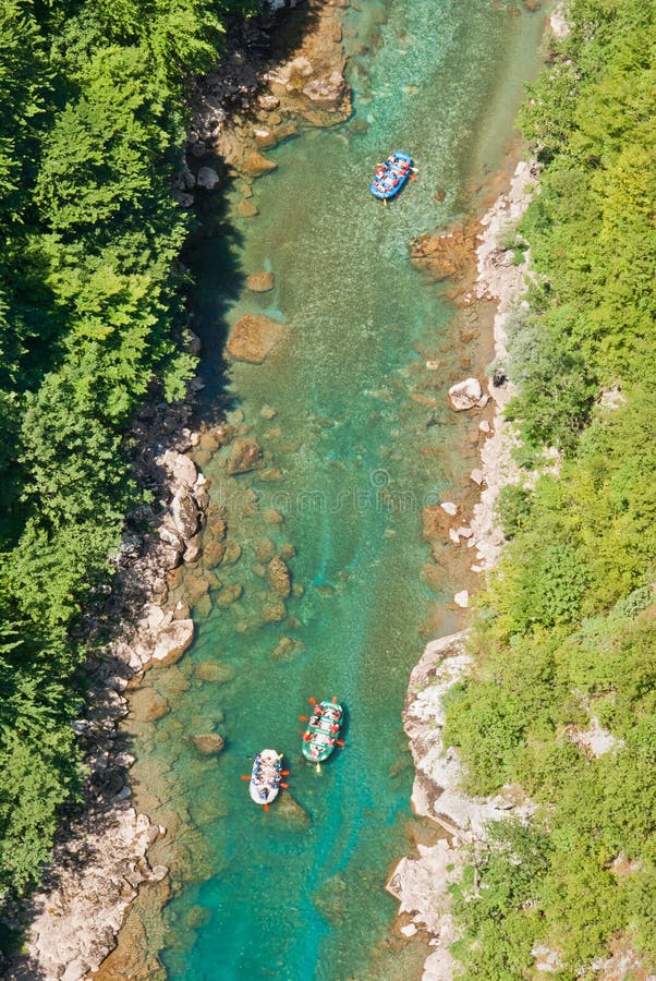Rafting in Montenegro on the Tara River with a View of the ...