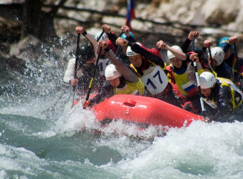 White Water Rafting on the Rapids of River Manavgat Editorial Stock ...