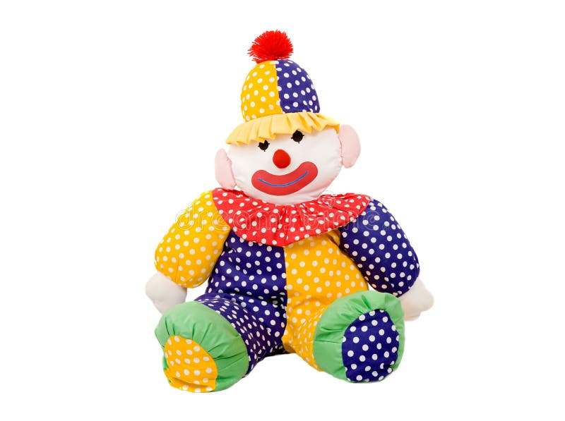 Rag doll clown stock image. Image of front, face, colorful - 7242555