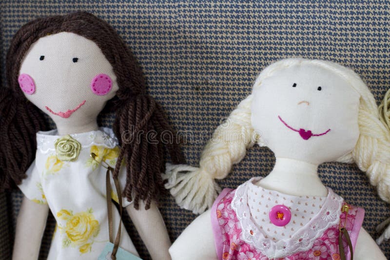 Rag dolls stock photo. Image of doll, gift, handcrafted - 17185336