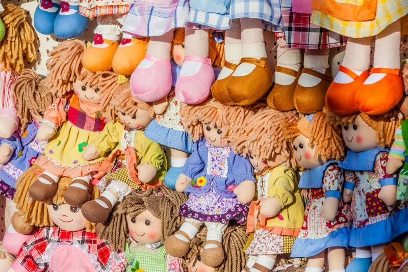 Rag dolls stock image. Image of market, present, gift - 31386813