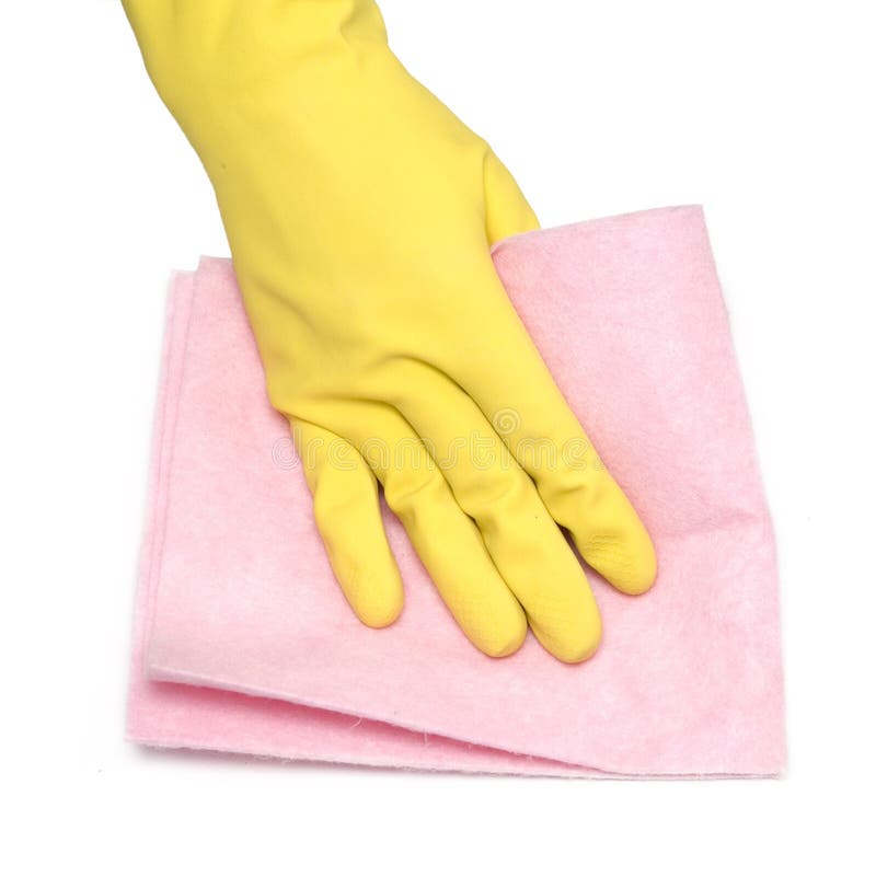 Rag in hands stock photo. Image of indoors, hand, dirty - 9890374