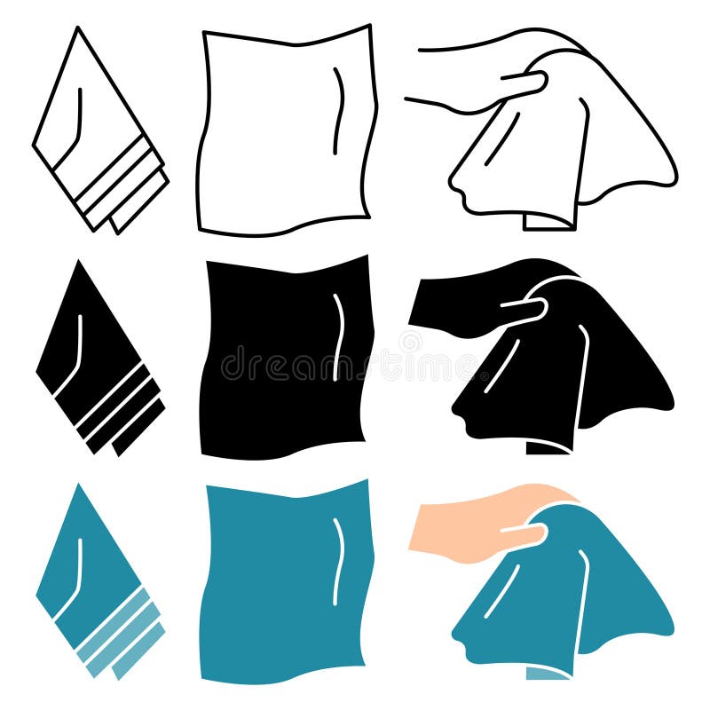 Rag icon vector stock vector. Illustration of equipment - 348095506