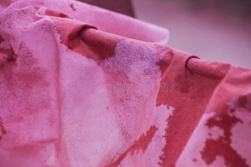 Rag with Red Paint or Blood Abstract Stock Photo - Image of metal ...