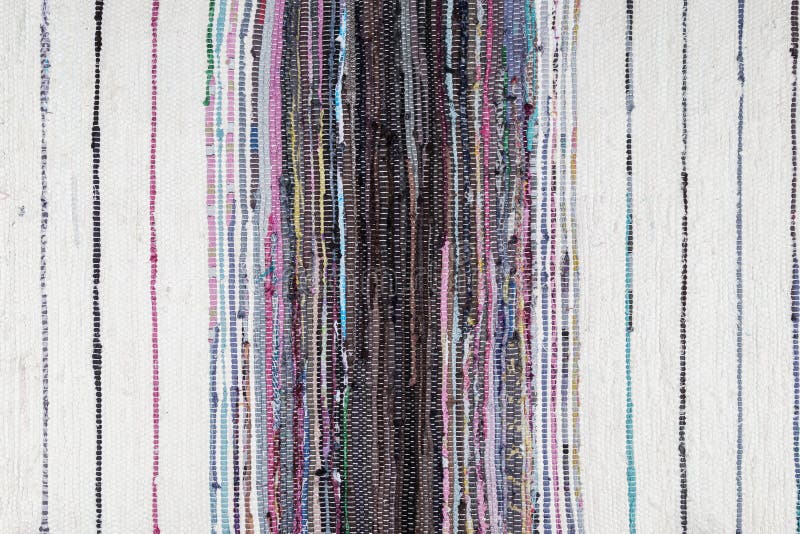 Rag rug viewed from above stock photo. Image of stripes - 73511820