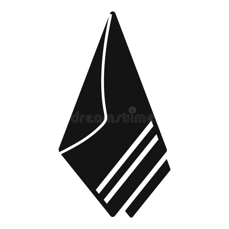 Rag Towel Icon Simple Vector. Fabric Tissue Stock Vector - Illustration ...