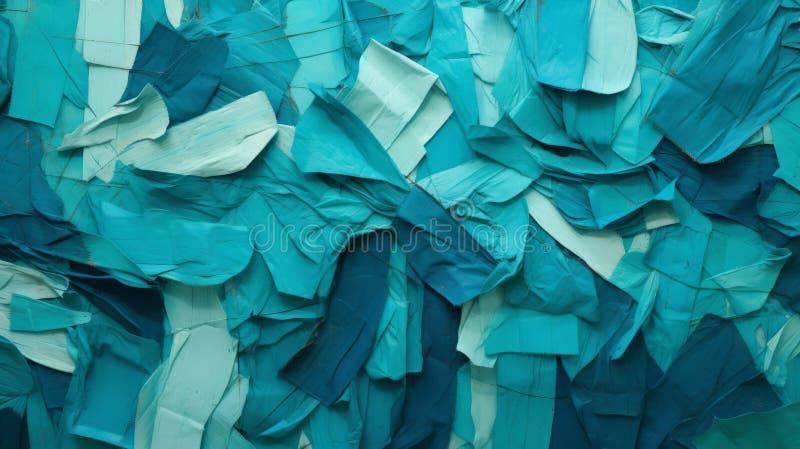 Rag Woven Texture Blue Teal Blue Artwork by Mark Wilson Stock ...