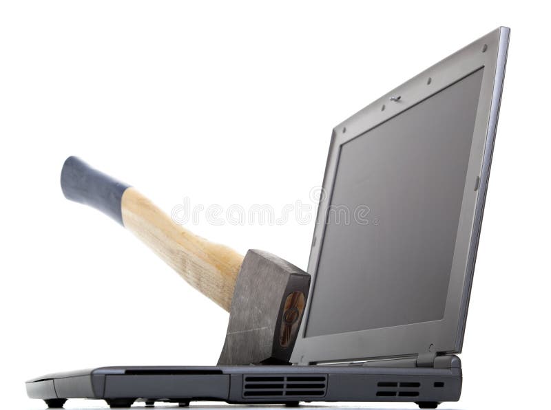 Rage Against Computers stock image. Image of hack, disaster - 8830783