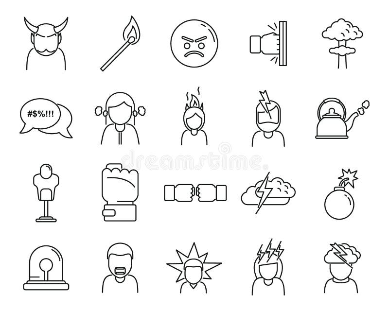 Agressive Expression Stock Illustrations – 142 Agressive Expression ...