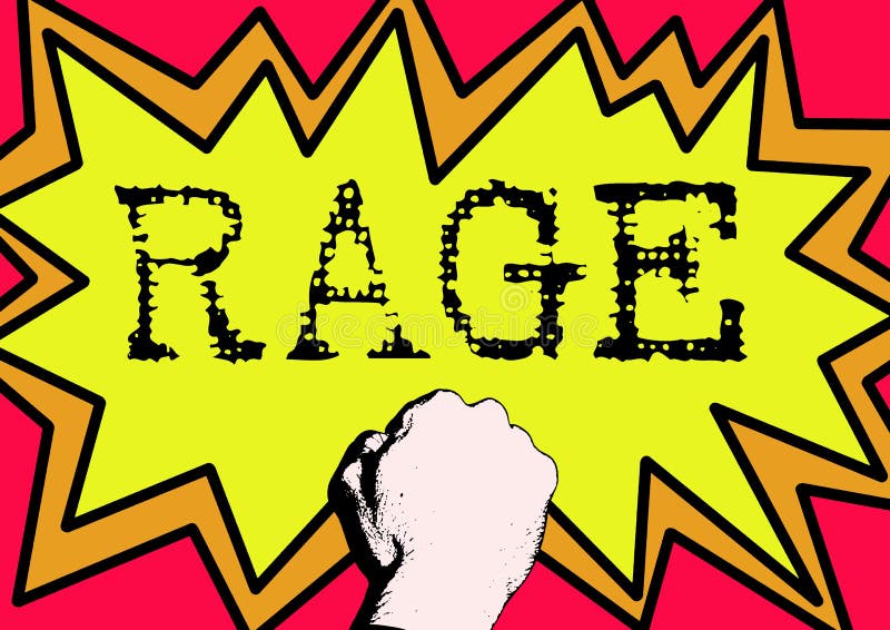 Rage stock illustration. Illustration of rude, power - 30444241
