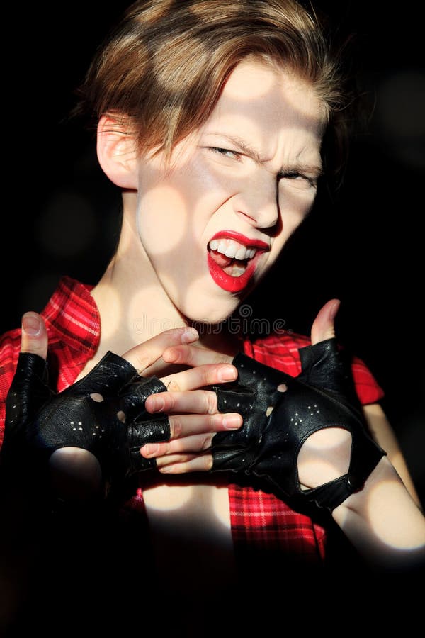 Rage emotion stock image. Image of caucasian, male, hairstyle - 32893215