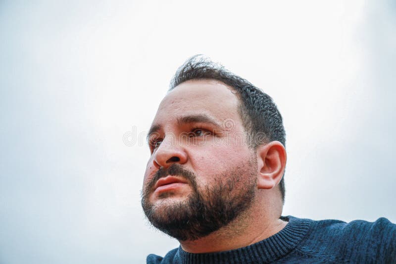 Rage and Fury in the Face of a Man Stock Image - Image of anger ...