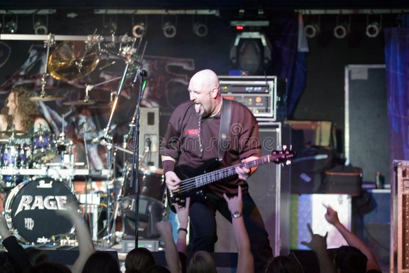 RAGE, German Heavy Metal Band Perform Editorial Image - Image of rage ...