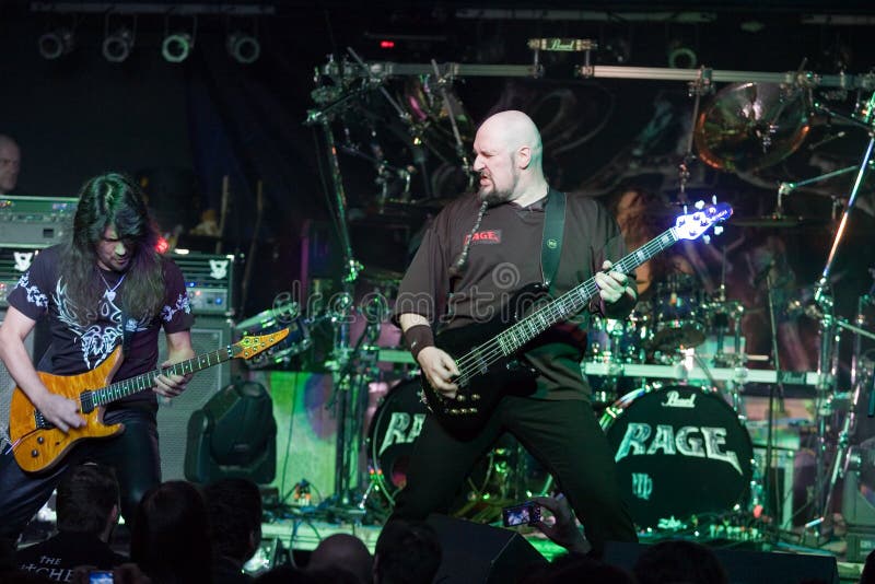 RAGE, German Heavy Metal Band Perform Editorial Stock Image - Image of ...