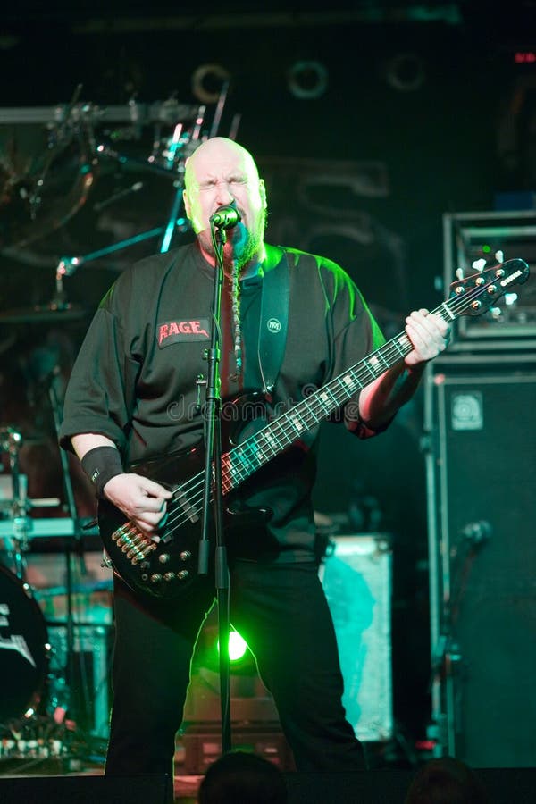 RAGE, German Heavy Metal Band Perform Editorial Image - Image of rage ...