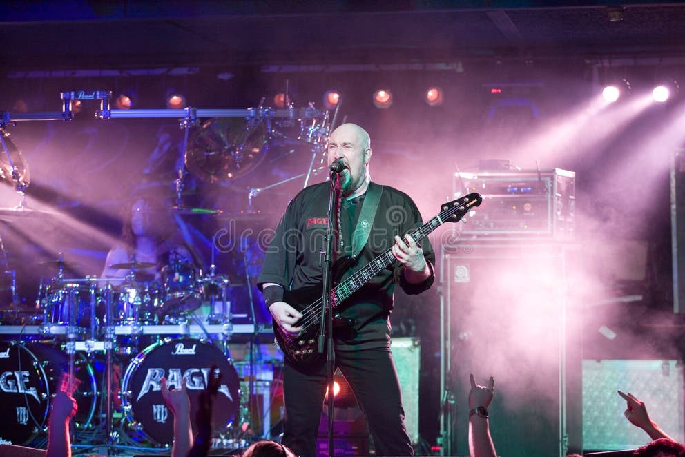 RAGE, German Heavy Metal Band Perform Editorial Image - Image of heavy ...