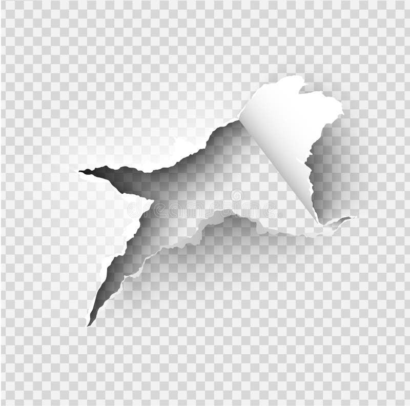 Ragged Hole Torn Ripped Paper Transparent Stock Illustrations – 624 ...