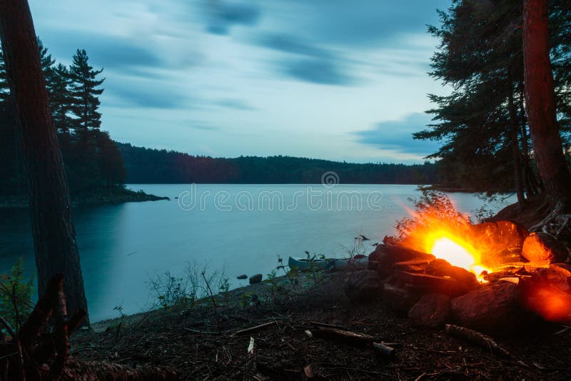 Ragged Lake, Algonquin Provincial Park Stock Photo - Image of serenity ...