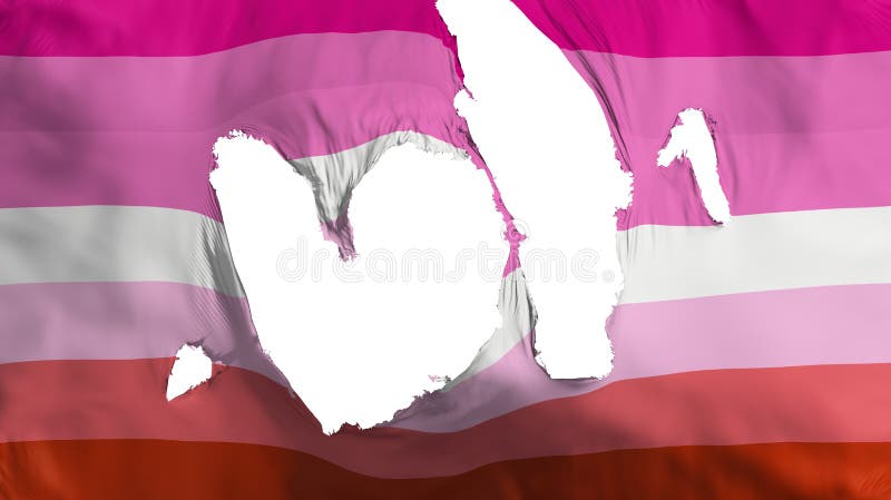 Gay Lesbian Pride Poster With Rainbow Flag In Hand Lgbt Rights