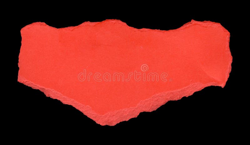 Ragged Rectangular Red Paper with Soft Shadow. Ideal for UI Pop-ups ...