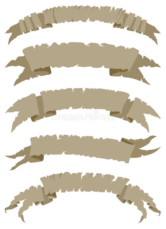 Tattered Banners stock vector. Illustration of message - 45115183