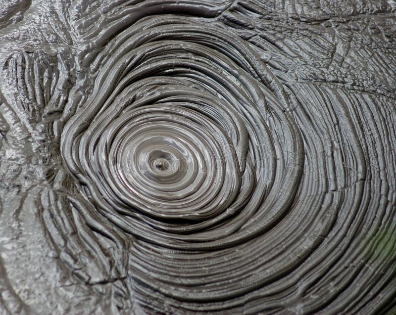 Pozza Di Fango Gorgogliante Fotografia Stock - Immagine di termico ...