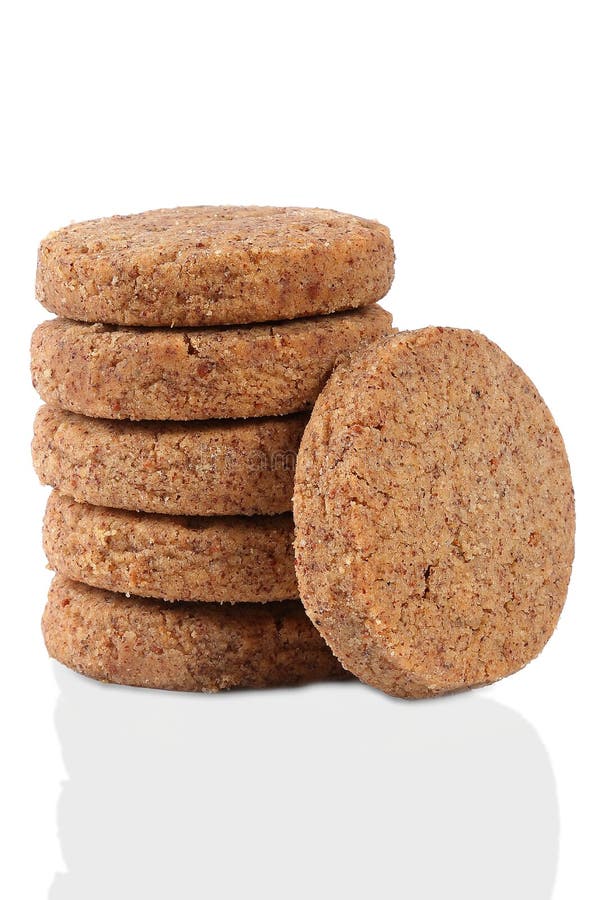 Ragi Cookies ,cookies on White Background Stock Photo - Image of eating ...