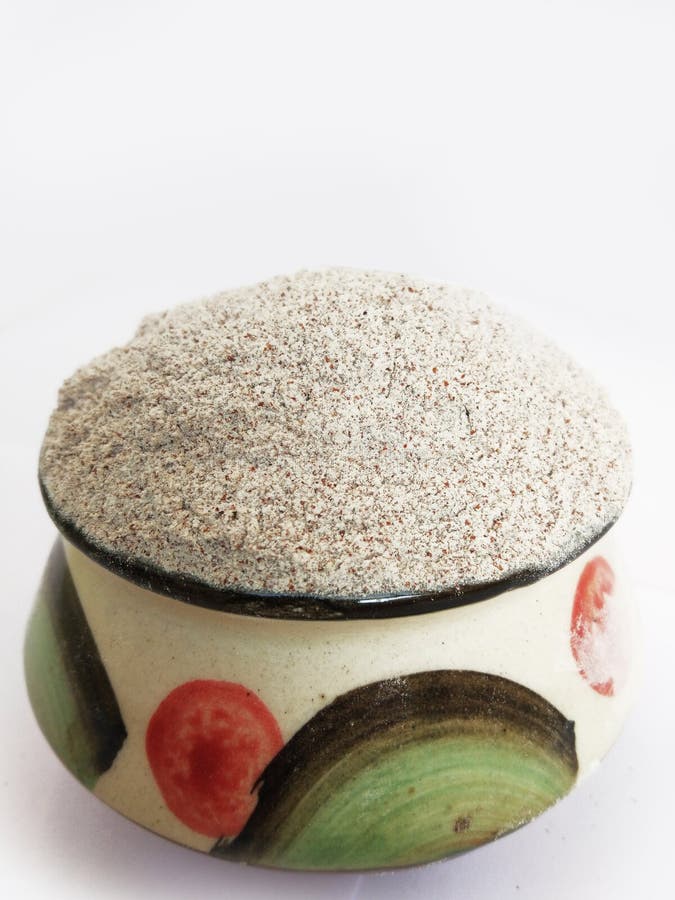 Ragi Millet Flour powder stock image. Image of karnataka - 106194989