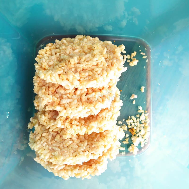 Raginang, the Traditional Snack from Bandung Westjava Stock Photo ...