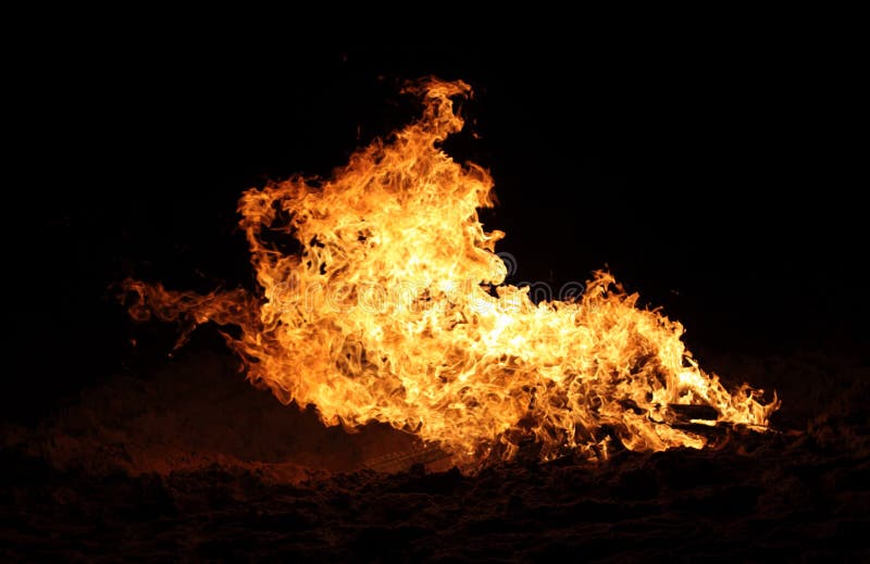 Bonfire stock photo. Image of glow, burning, outdoor - 21861150