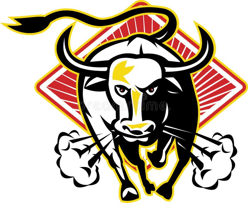 Raging Bull stock illustration. Illustration of raging - 7951953