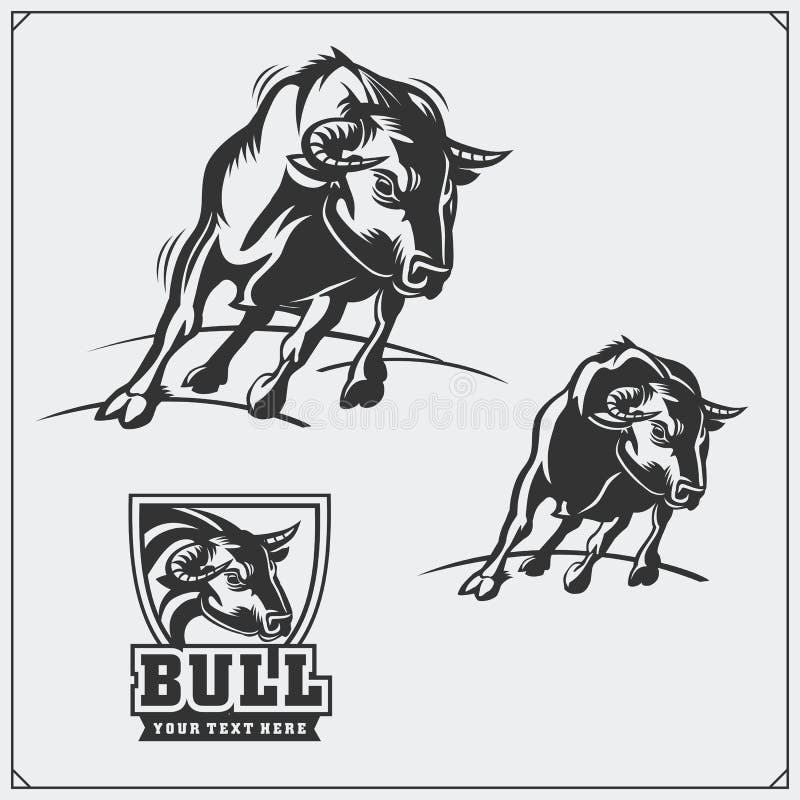 Raging Bull stock illustration. Illustration of raging - 7951953