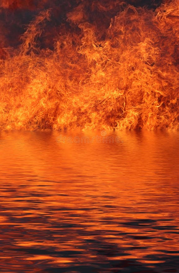 Raging Fire stock image. Image of burning, blazing, powerful - 4722181