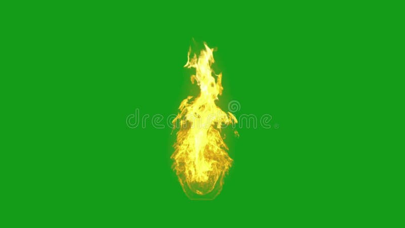 Raging Fire Motion Graphics with Green Screen Background Stock Footage ...