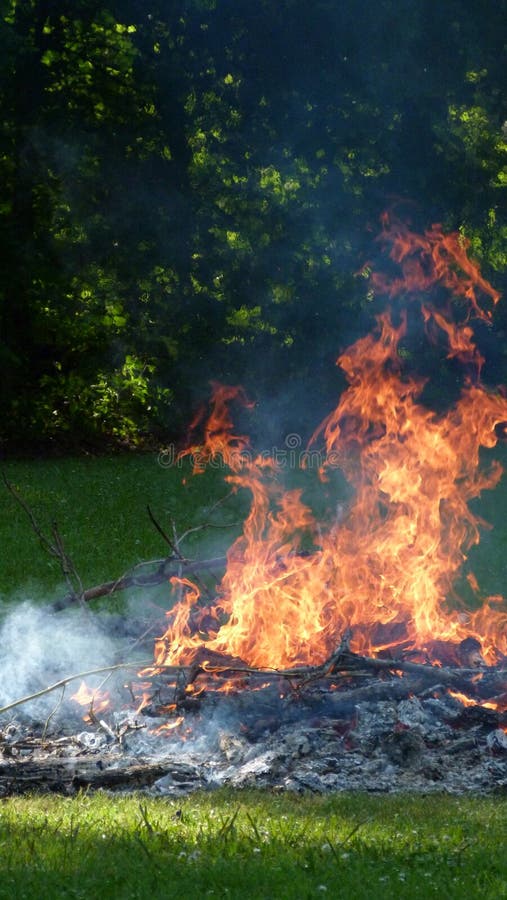 Raging fire stock image. Image of dark, fuel, dangerous - 8150903