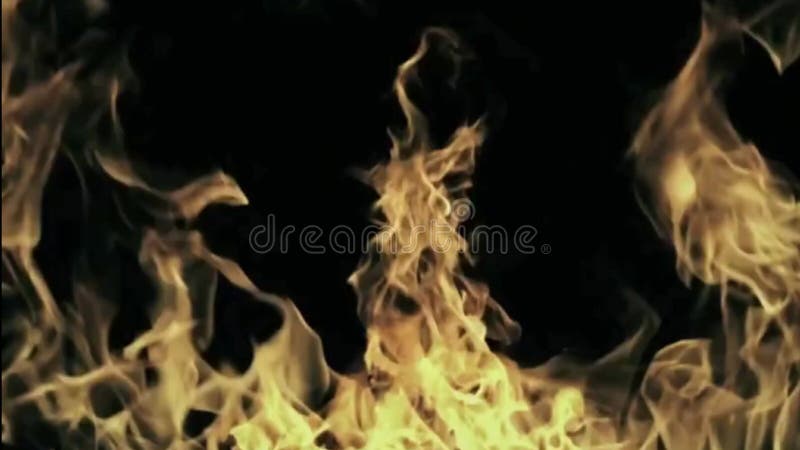 Raging Fire with Night Background Stock Footage - Video of fire ...