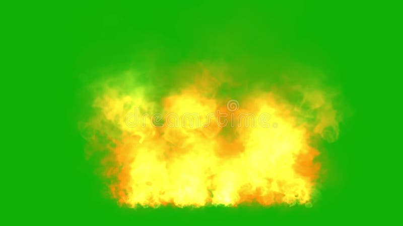 Raging Fire Motion Graphics with Green Screen Background Stock Footage ...