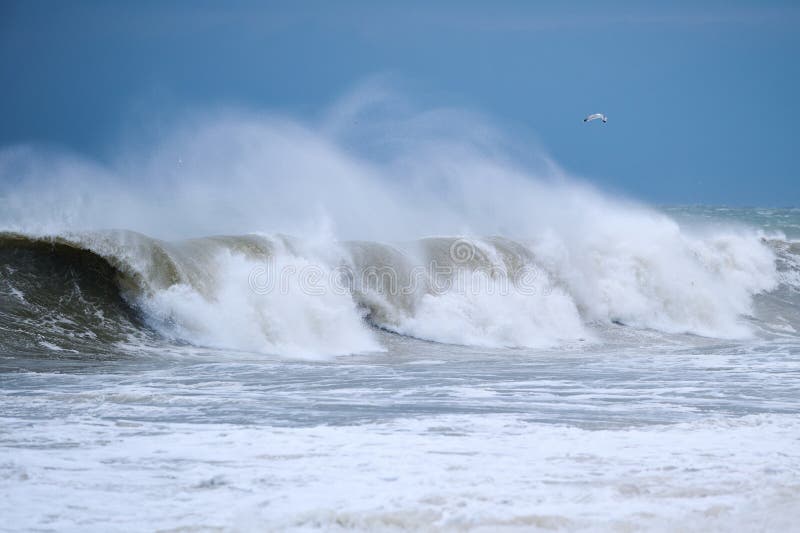 Raging Huge Waves during an Incredibly Powerful Storm in the Black Sea ...