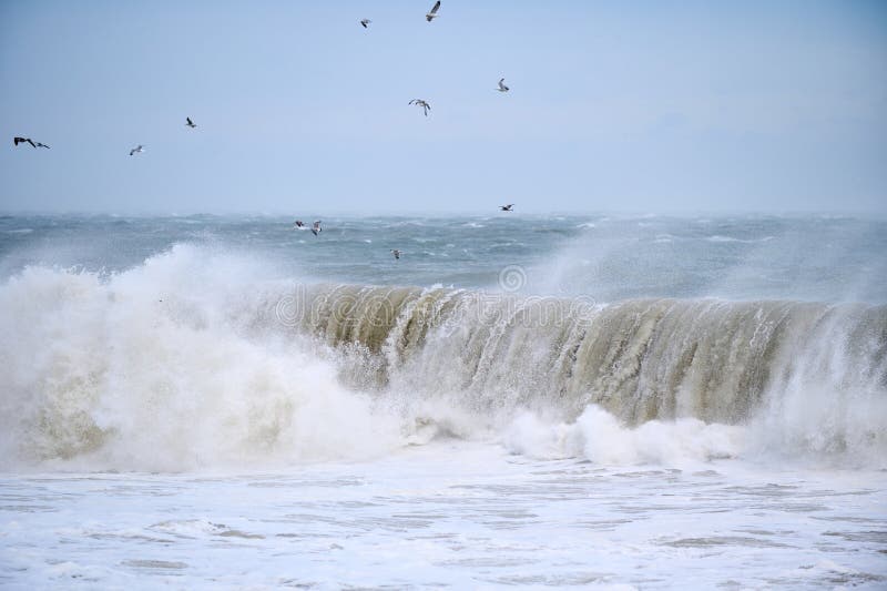 Raging Huge Waves during an Incredibly Powerful Storm in the Black Sea ...