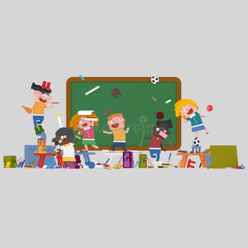 Cartoon School Recess Stock Illustrations – 295 Cartoon School Recess ...