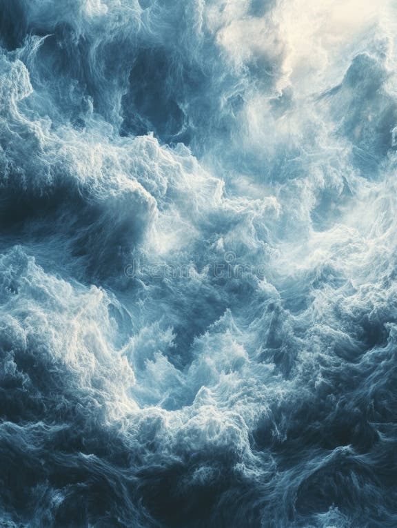 Raging Ocean Waves stock image. Image of abstract, landscape - 388266229