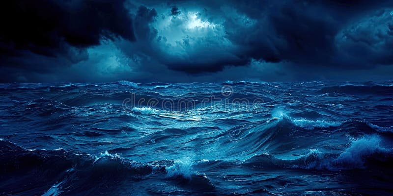 A raging overcast sea stock image. Image of concept - 332153269