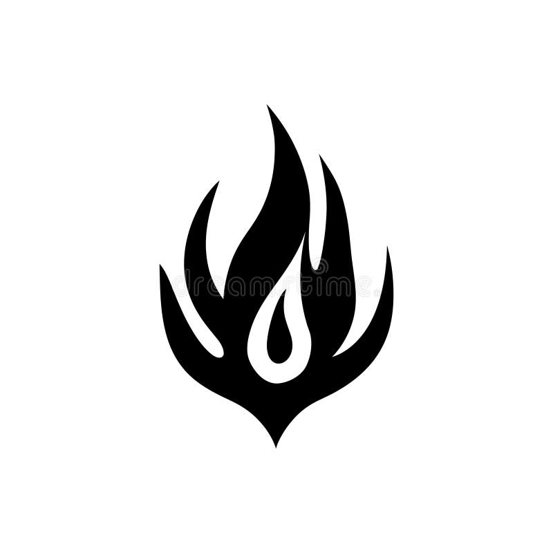 Raging radiance flame icon stock vector. Illustration of burst - 306213658