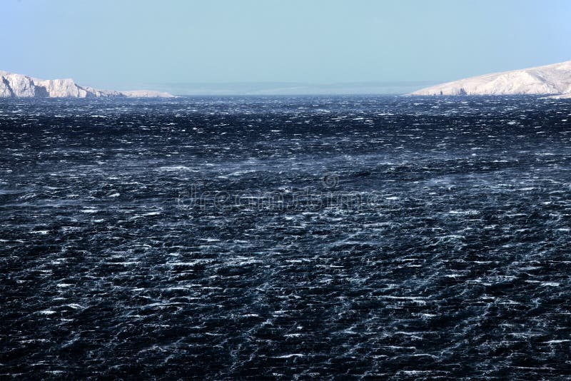 Raging Sea with Furious Waves Stock Image - Image of stormy, fresh ...