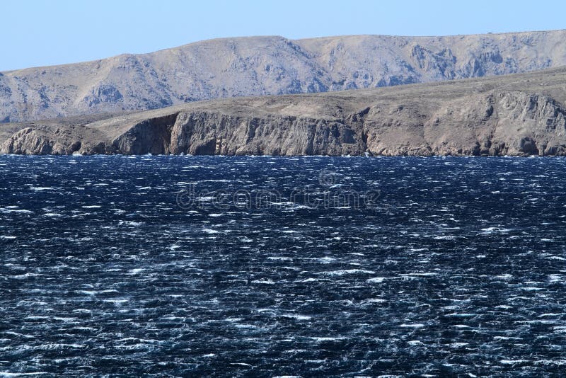 Raging Sea with Furious Waves Stock Image - Image of dramatic, vapour ...